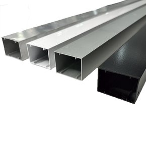 PC004 Perfil de alumínio tubo retangular com friso 50,80 x 38,10 x 1,00mm - 6 metros - Bogoni ...